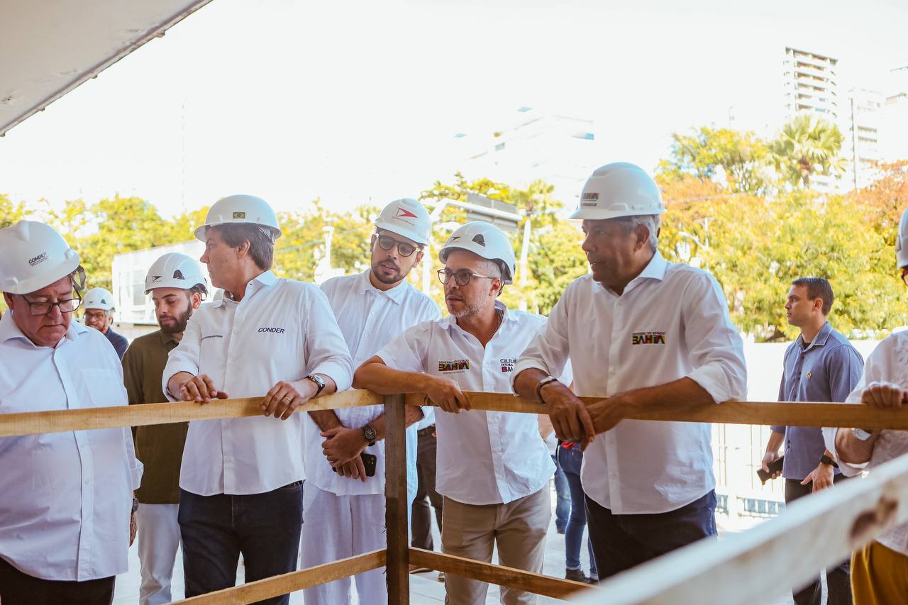 Teatro Castro Alves recebe visita do governador e avança em obras de ...